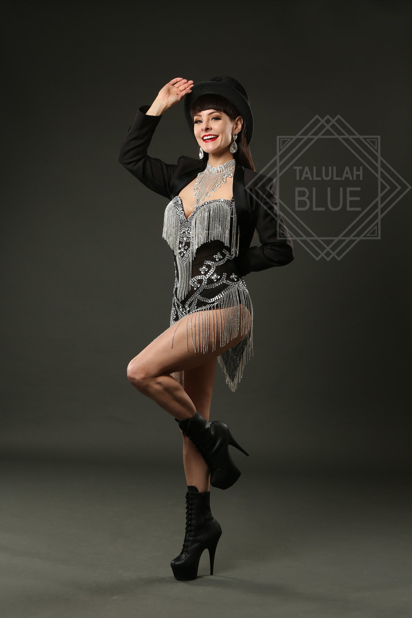 Black Glamorous Crystal Bodycon Dress – Talulah Blue Costumes